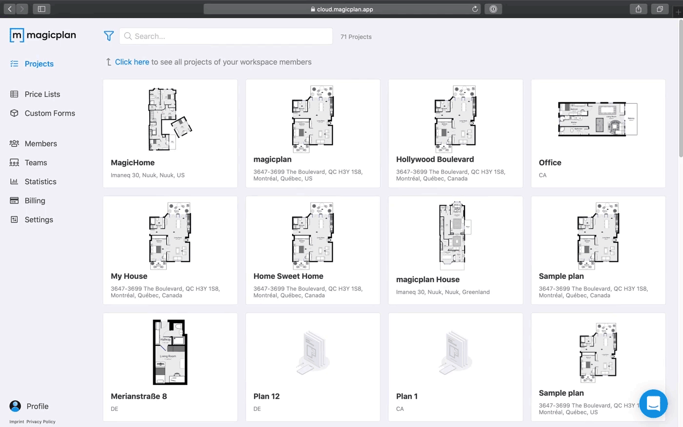 Download Your Exported Files from the magicplan Cloud